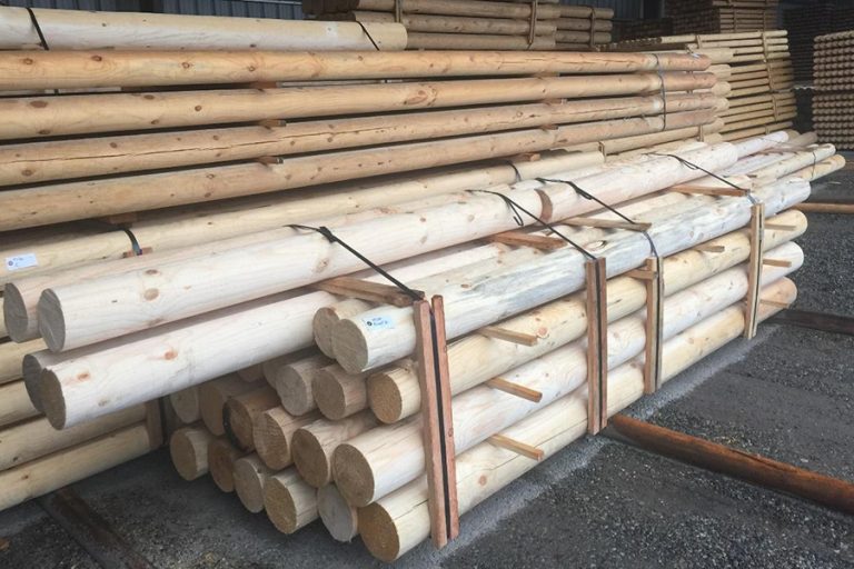 Round Stock Wood Poles & Rails for Sale | Cedar & Pine | Nationwide ...